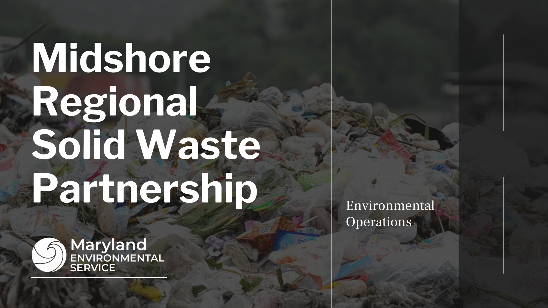 Landfill Operations - Maryland Environmental Service